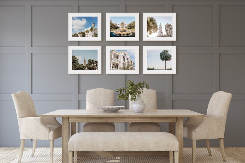 Charleston Wall Art Decor. Set of 6 Charleston Landscape - Etsy