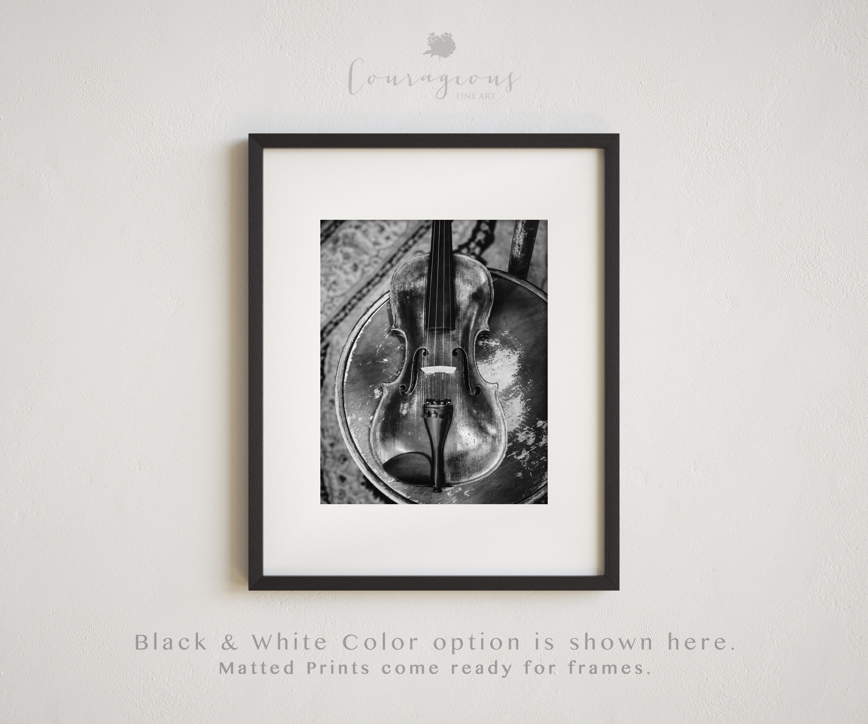 Vintage Music Photography Black And White