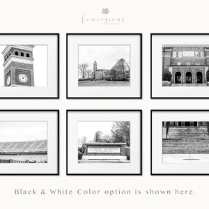 Clemson Wall Art Print or Canvas Set of 6. Clemson Photography Wall Art ...