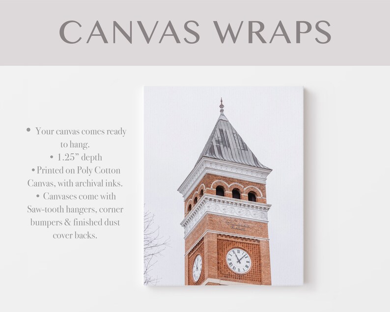 Clemson University Wall Art Print or Canvas. Clemson - Etsy