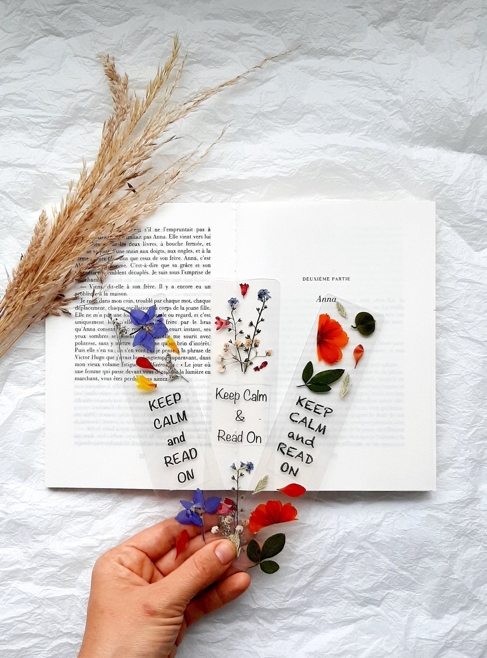 Keep Calm and Read on Bookmark Handmade Reading Book Mark - Etsy UK