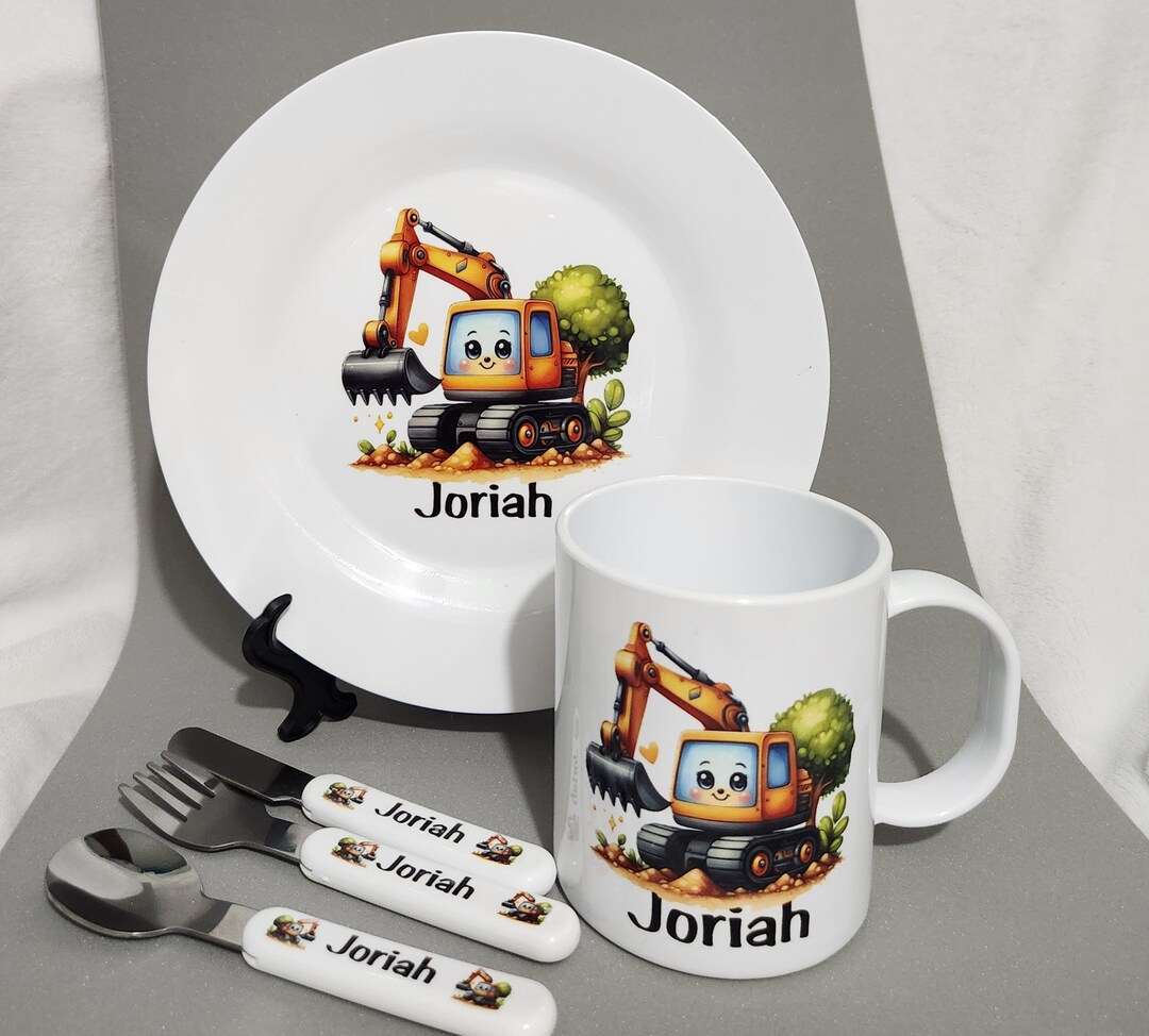 Personalized Kids’ Dining Set -"my Little Diner" Kids Eating Set - Etsy