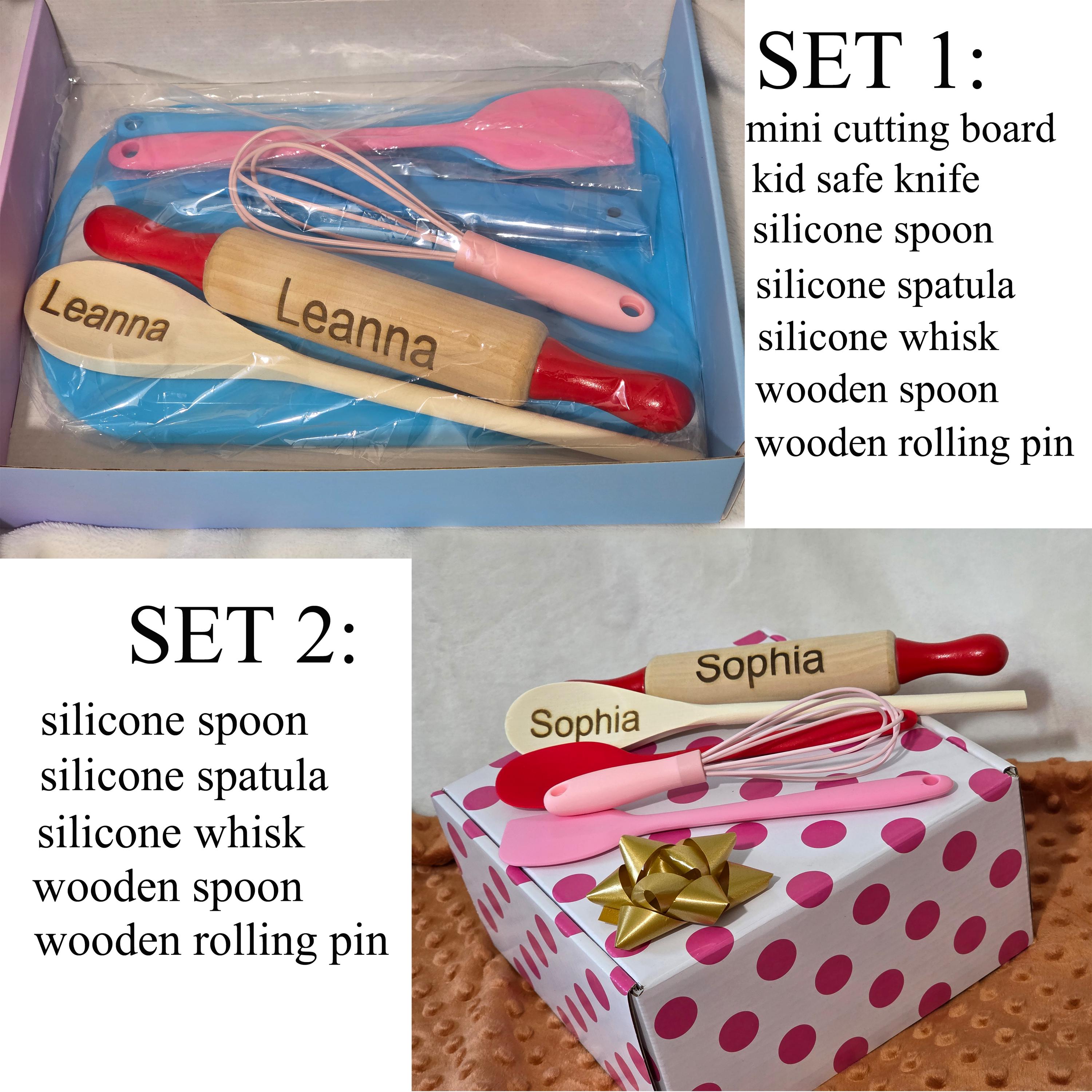 Personalized Kids Cooking Utensil Set – Fun & Safe Gift for Little ...