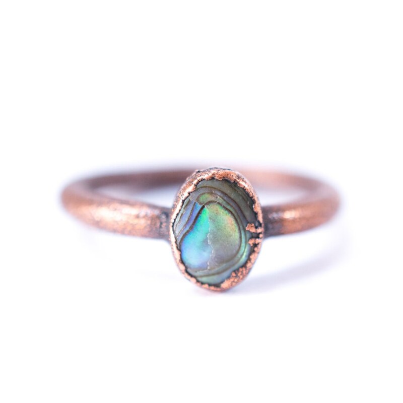 Abalone Ring - Etsy