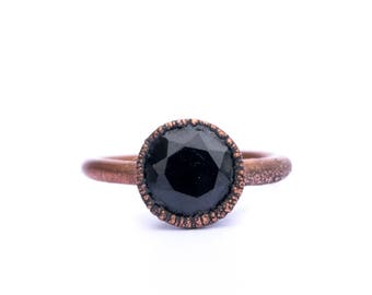 Zircon Ring Raw Zircon Crystal Ring Natural Zircon Ring | Etsy
