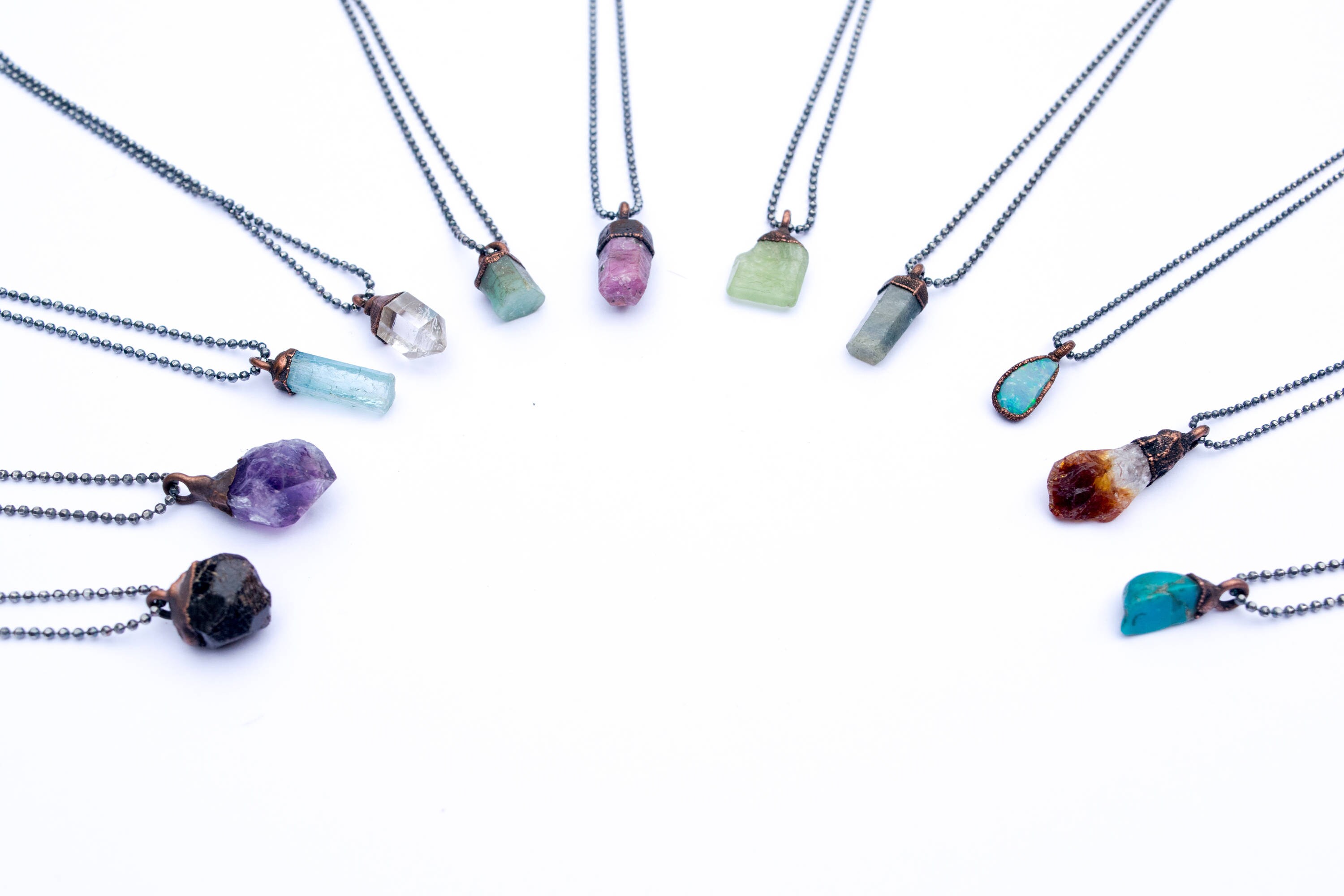 Birthstone Necklace Birthstone Jewelry Raw Crystal | Etsy