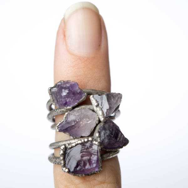 Amethyst Ring - Etsy