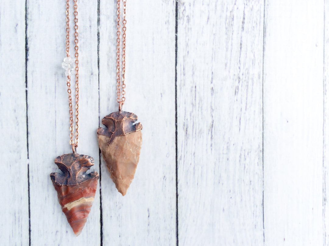 SALE Arrowhead | Knapped Arrowhead Pendant | Arrowhead Jewelry ...