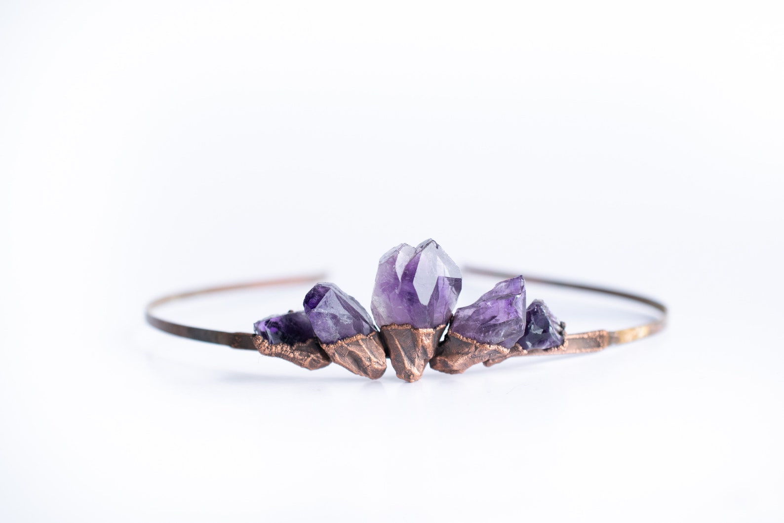 Amethyst Crystal Crown Raw Amethyst Crown Amethyst Tiara - Etsy