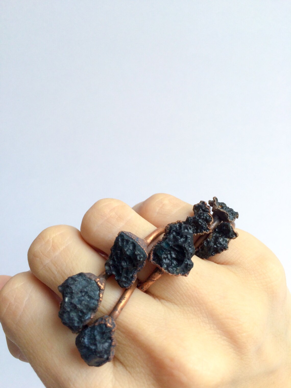 Tektite Ring Raw Tektite Stacking Ring Raw Mineral Ring - Etsy