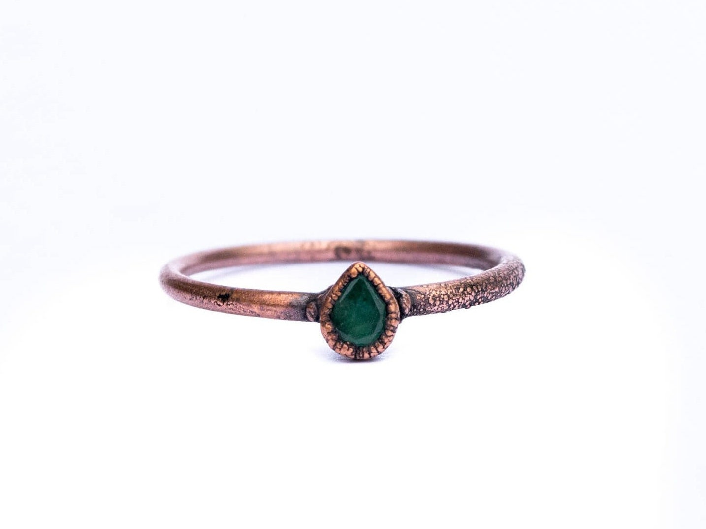 Emerald Birthstone Ring | Emerald Crystal Ring | Colombian Emerald ...