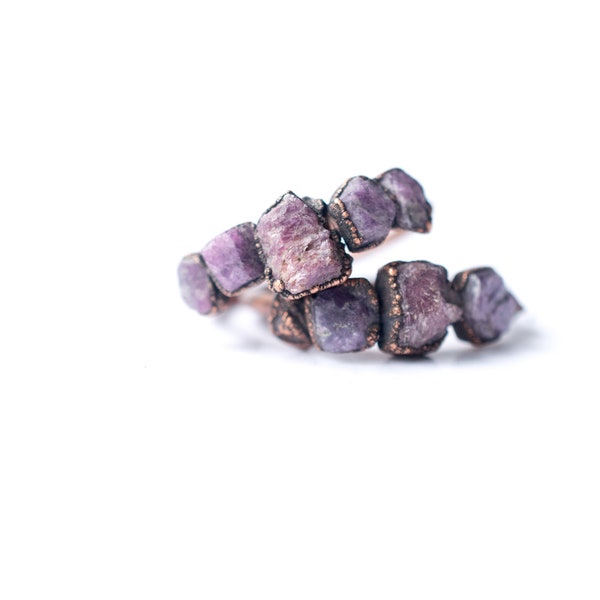 Raw Ruby Ring - Etsy