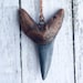 Large Shark's Tooth Pendant Electroformed Copper Shark Tooth Megalodon ...