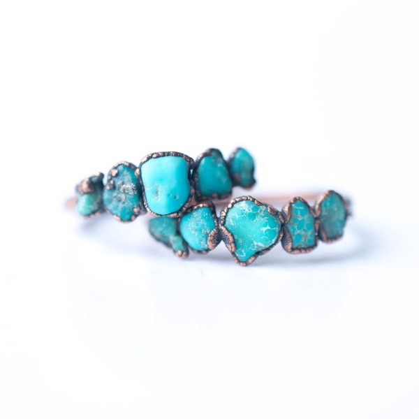 Turquoise Ring Raw - Etsy