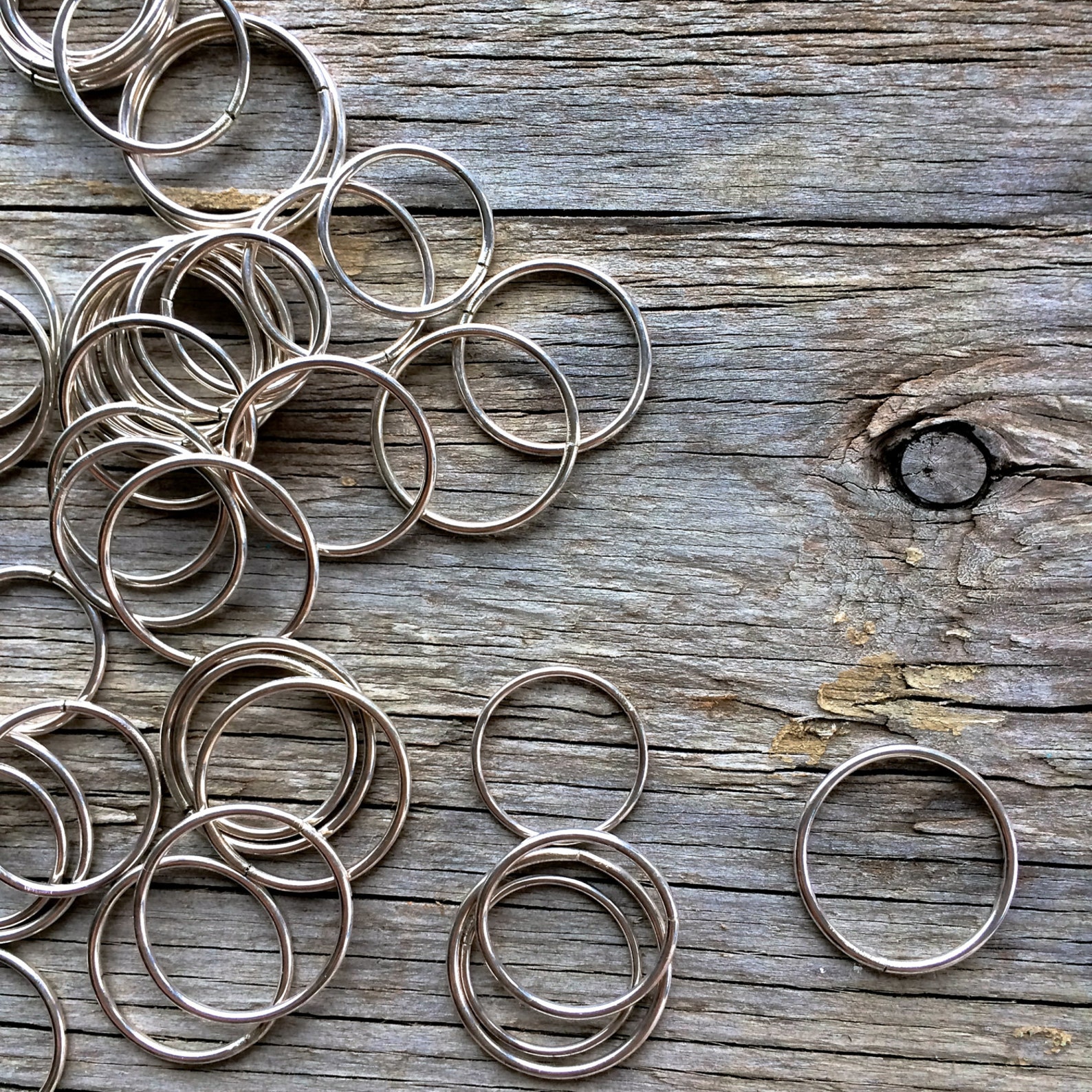 Sterling Silver Stacking Ring Dainty Silver Midi Rings - Etsy