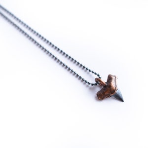 Sharks Tooth Pendant | Electroformed Copper Shark Tooth Pendant ...