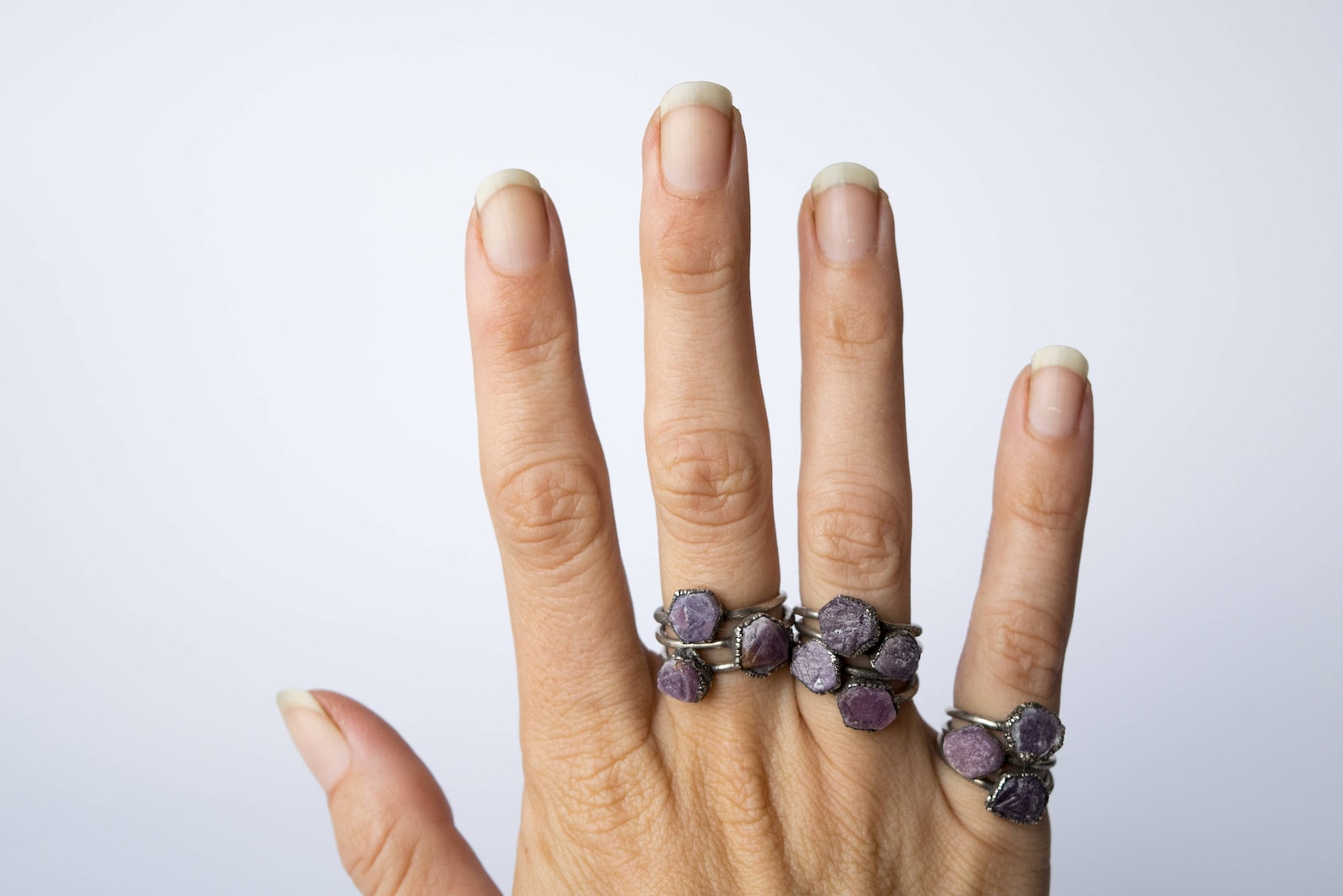 RAW Ruby Stacking Ring Real Ruby Jewelry Natural Ruby Ring - Etsy