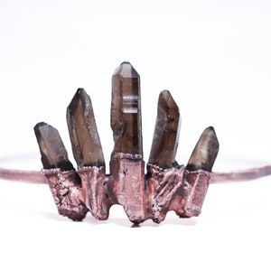 Smokey Quartz Crown | Raw Smokey Quartz Crown | Smokey Quartz Tiara ...