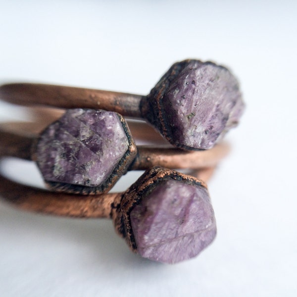 Raw Ruby Ring - Etsy