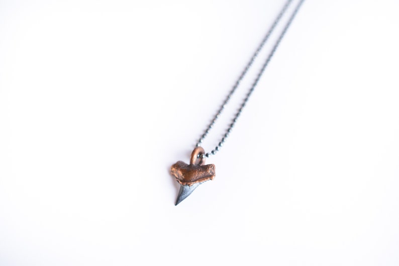 Sharks Tooth Pendant Electroformed Copper Shark Tooth - Etsy