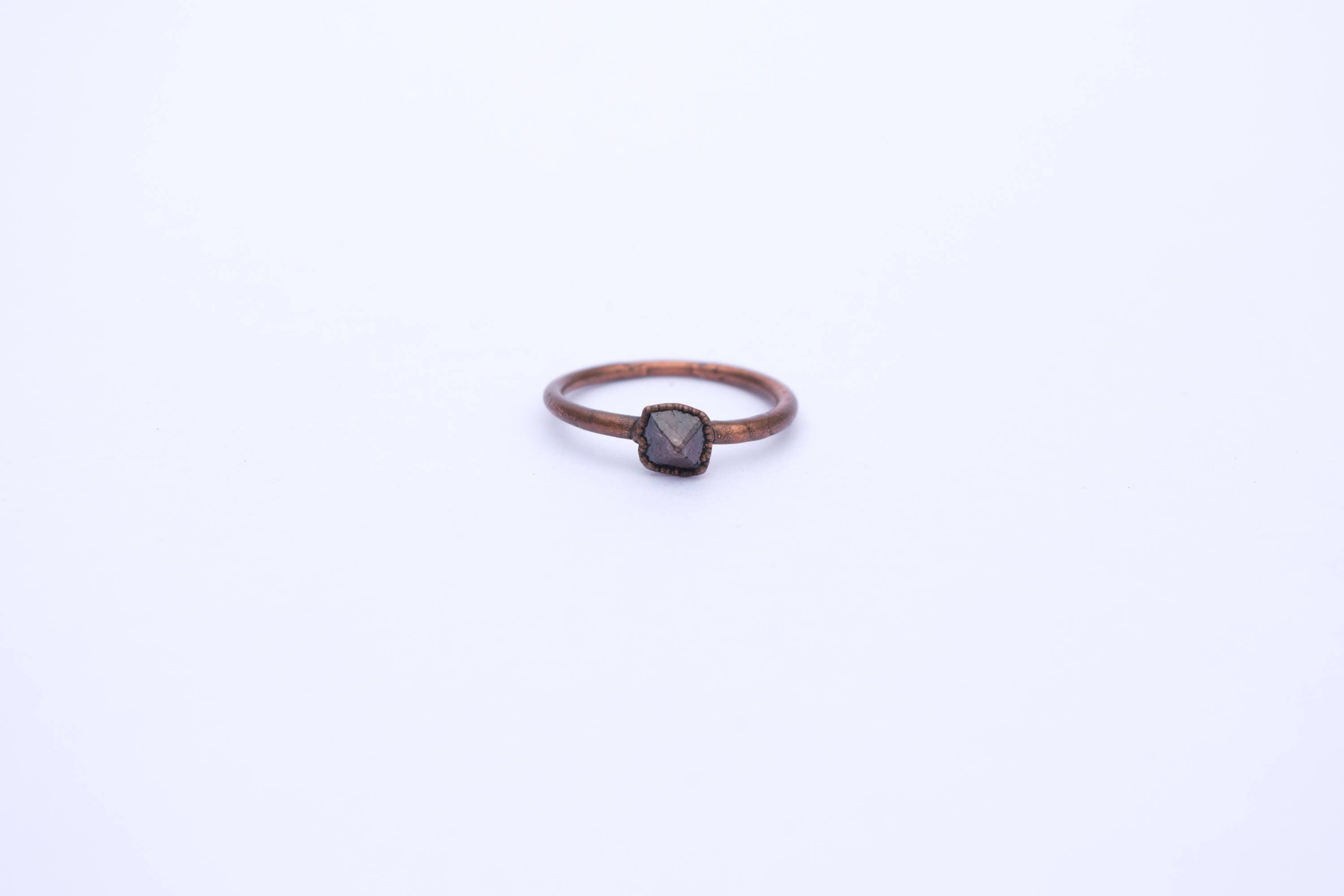 Zircon Ring Raw Zircon Crystal Ring Natural Zircon Ring | Etsy