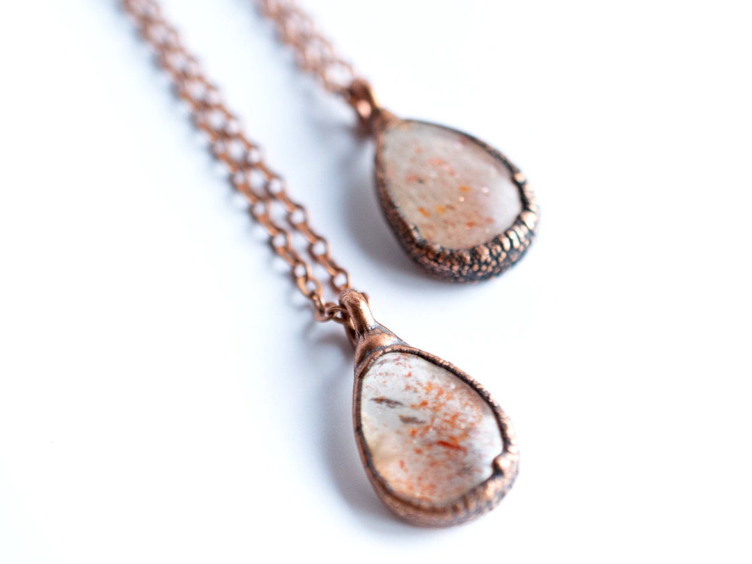 Sunstone Necklace | Faceted Sunstone Necklace | Sunstone Jewelry ...