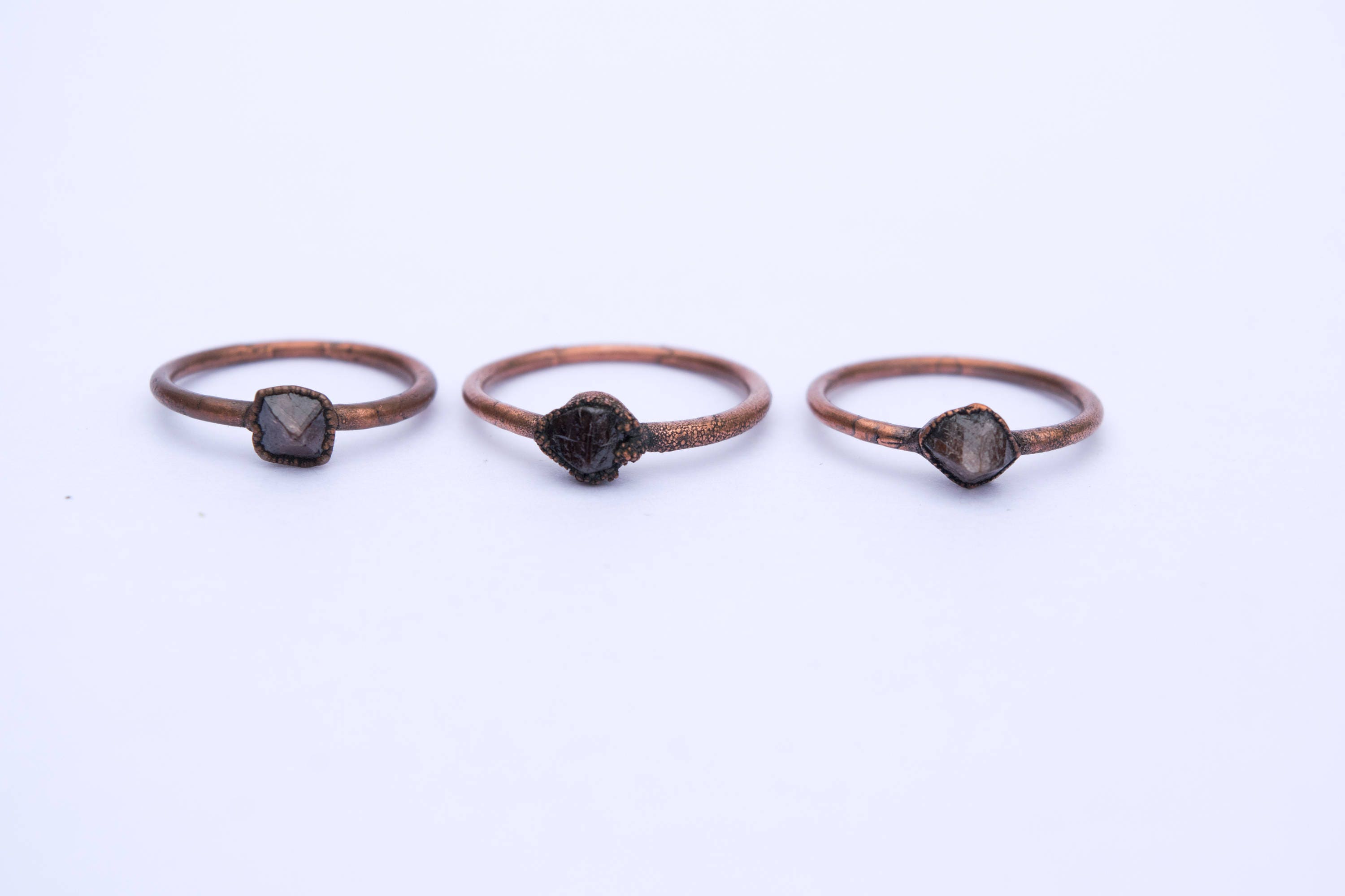 Zircon Ring Raw Zircon Crystal Ring Natural Zircon Ring | Etsy