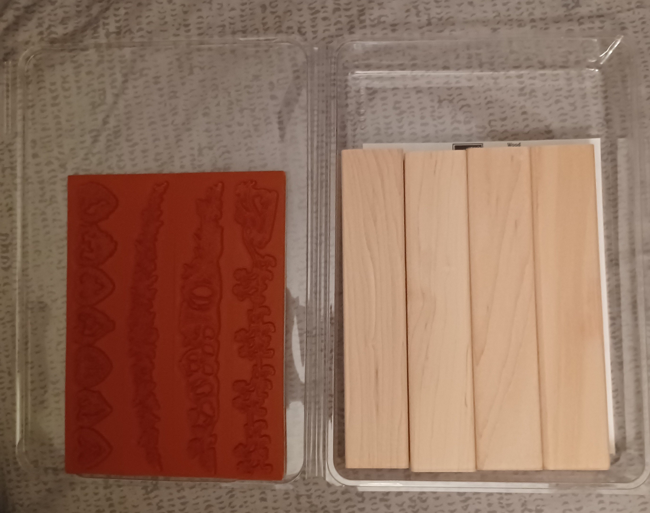 Rare Four Season Border Level 1B New 4 Wood Unmounted Rubber Stamps by ...