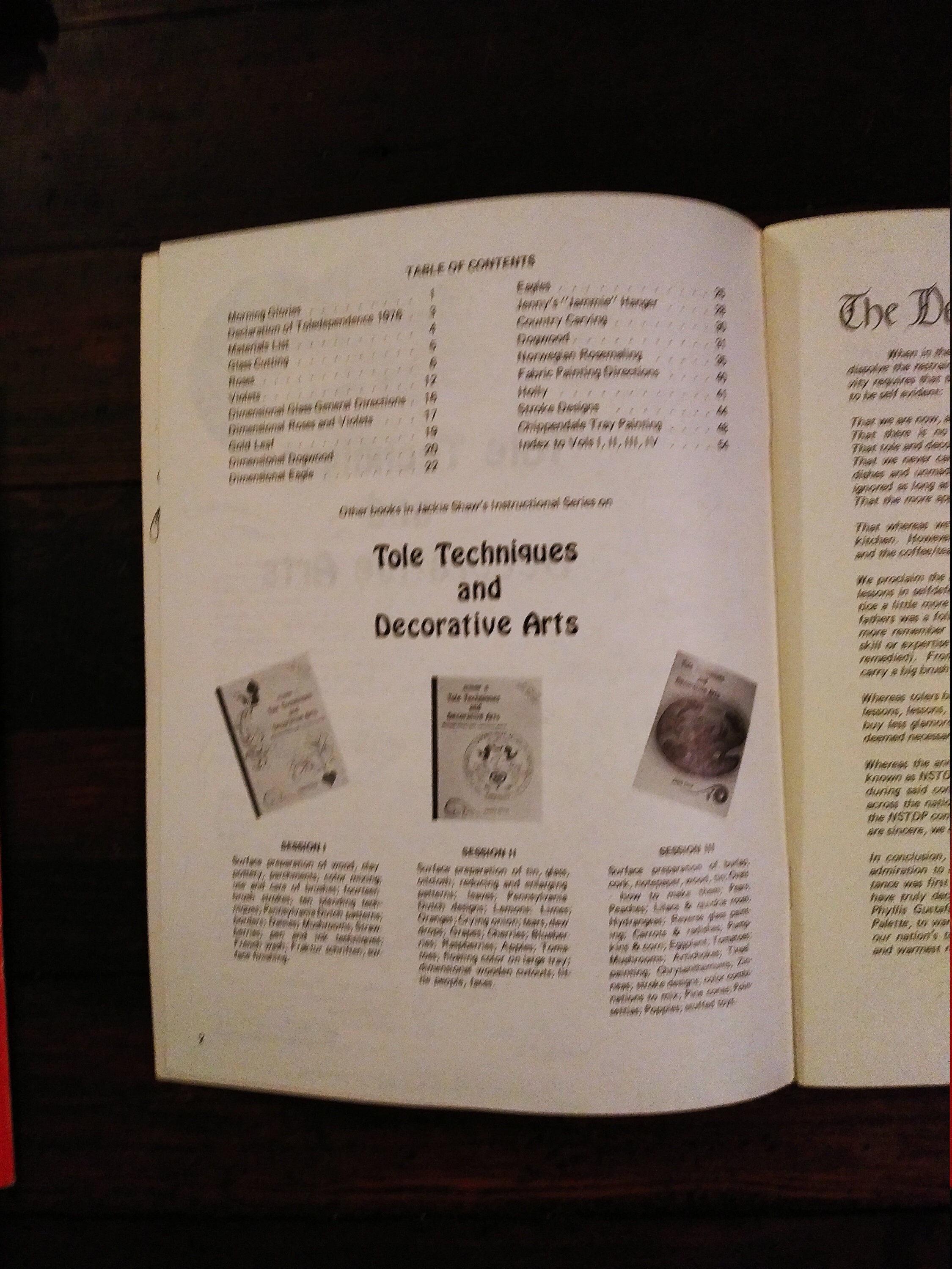 2 Tole Techniques and Decorative Art Volumes 2 and 4 Painting Guide ...