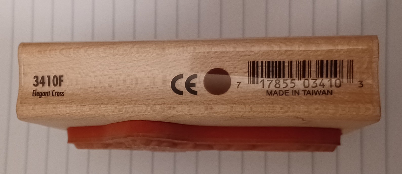 Elegant Cross Wood Mounted Rubber Stamp by Rubber Stampede 3419F ...