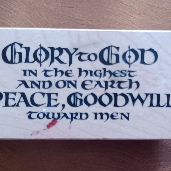 Rubber God is Love Stamp - Etsy