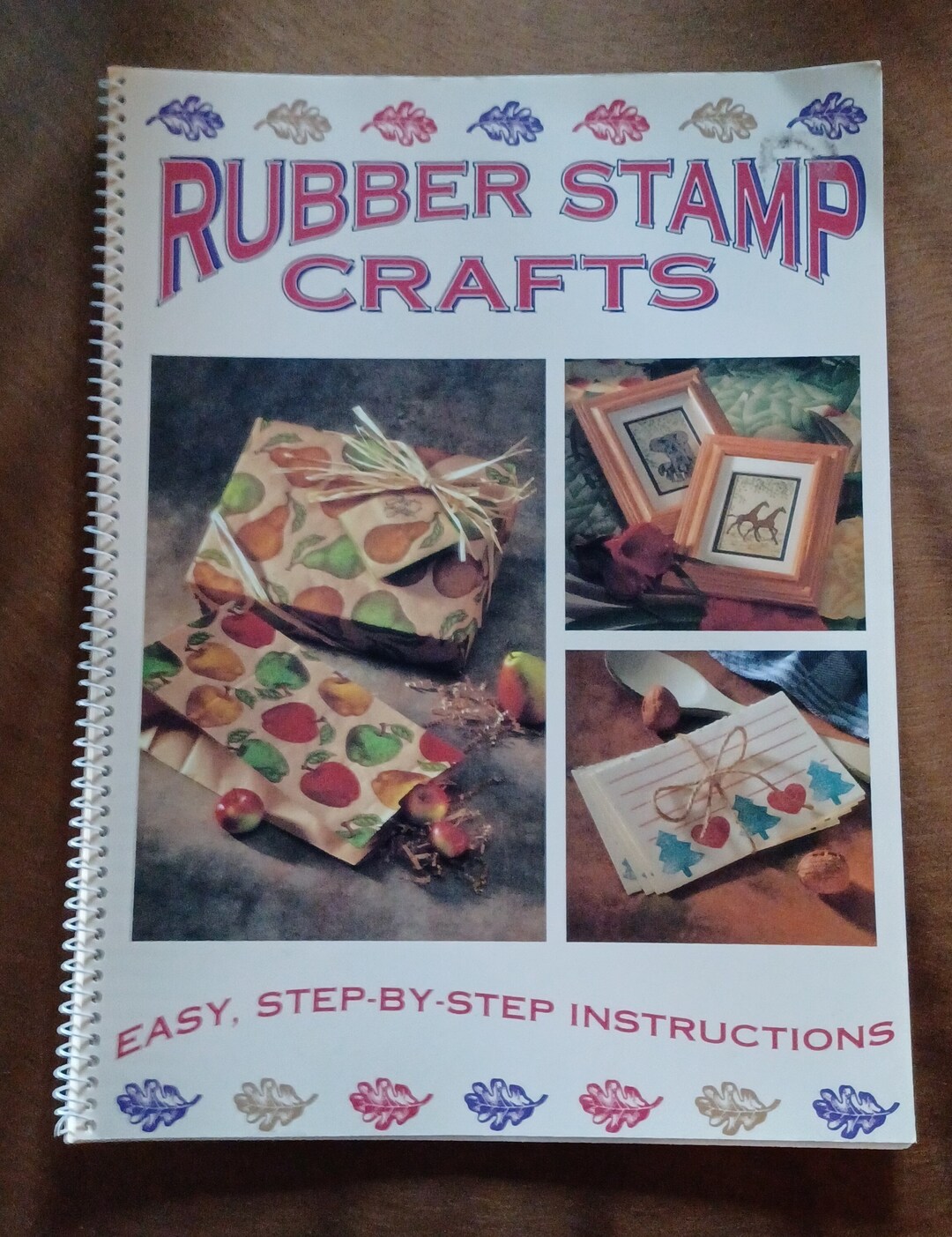 Rubber Stamp Crafts - Easy, Step-by-step Instruction Booklet Collage ...