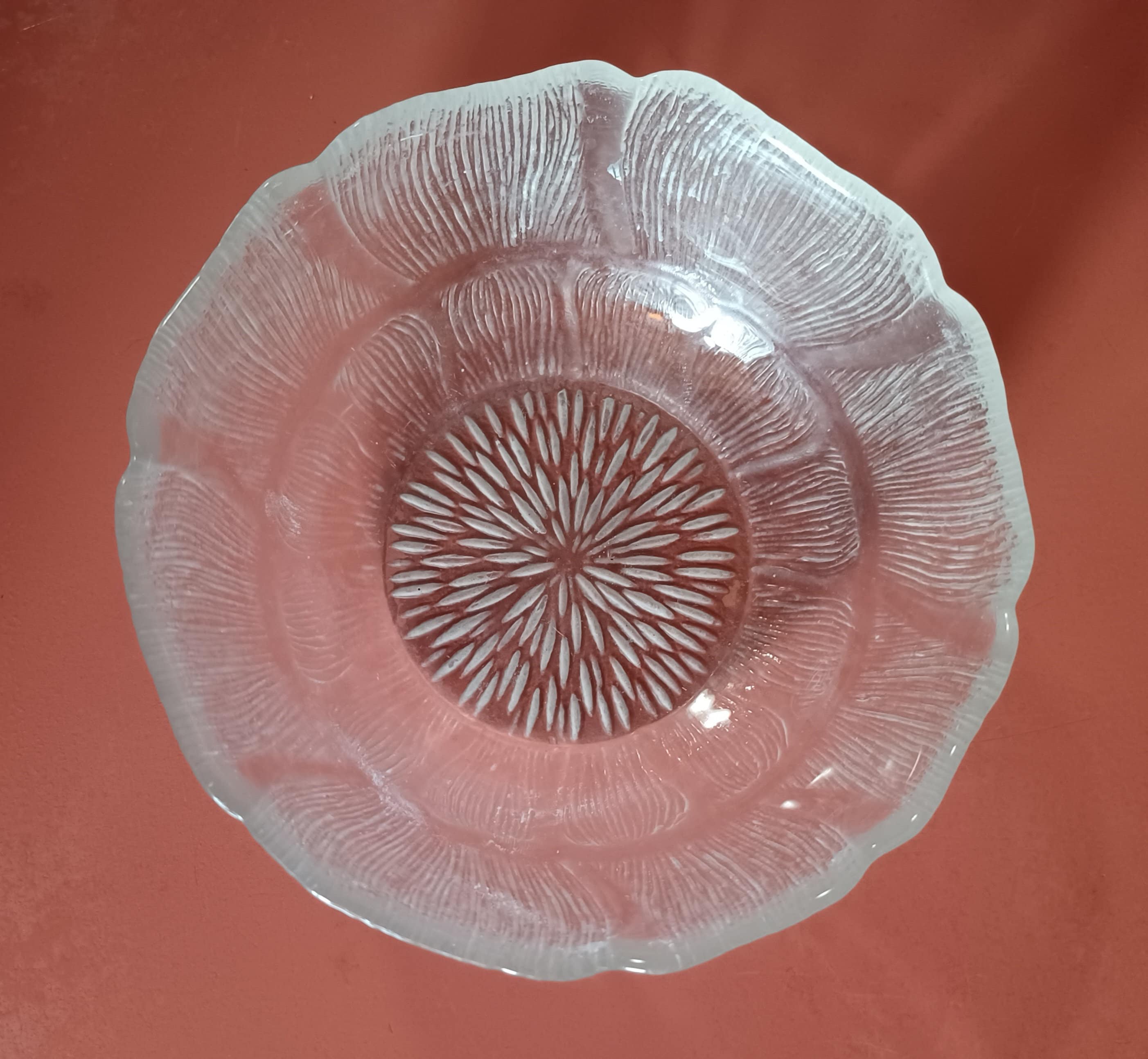 2 Arcoroc Fleur Vintage Glass Small Fruit Dessert Finger Bowls 4.75 ...