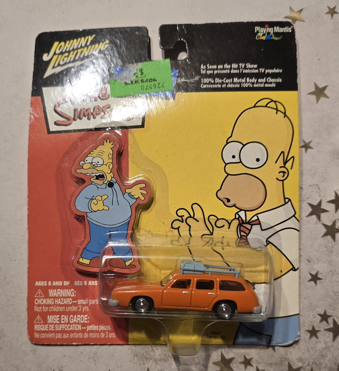 Simpsons Marge's Die Cast Car Station Wagon Johnny Lightening Ultra ...