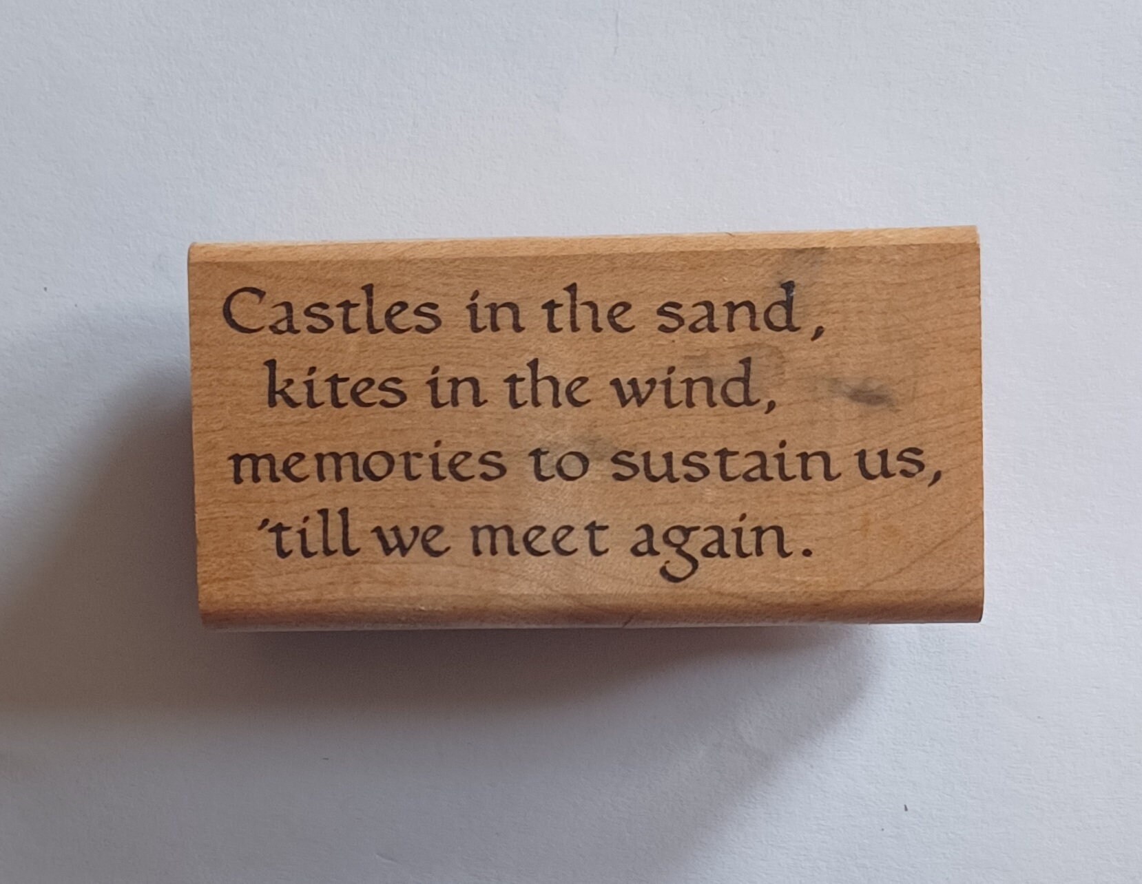Rare Castles in the Sand Wood Mounted Rubber Stamp by - Etsy