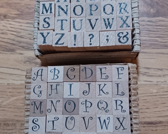 PSX 3 Sets Antique Alphabet Upper Lower Case Pixie Curlz Mini Sets ...