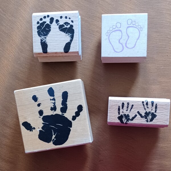 Handprint Stamp - Etsy
