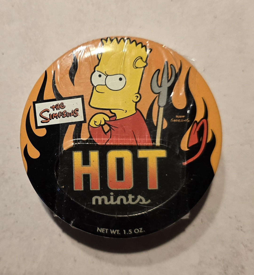 Simpsons Bart Vintage 2003 Hot Candy Tin Ultra Rare Twentieth Century ...