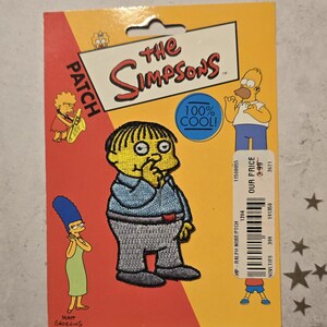 Simpsons Ralph Wiggum Vintage 2003 Iron on Patch Ultra Rare Twentieth ...