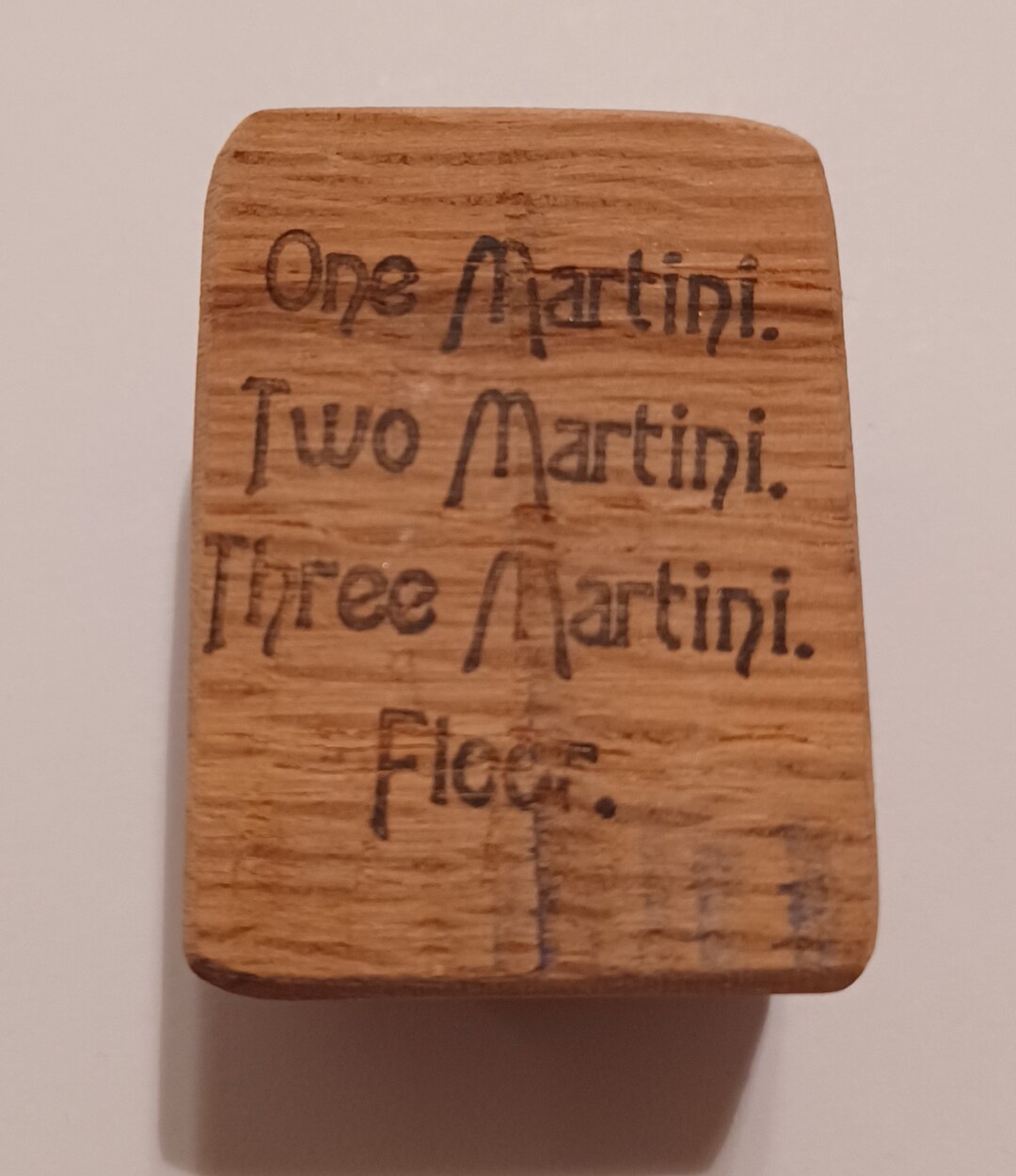 One Martini Two Martini Three Martini Floor Quote Large Wood Mounted ...