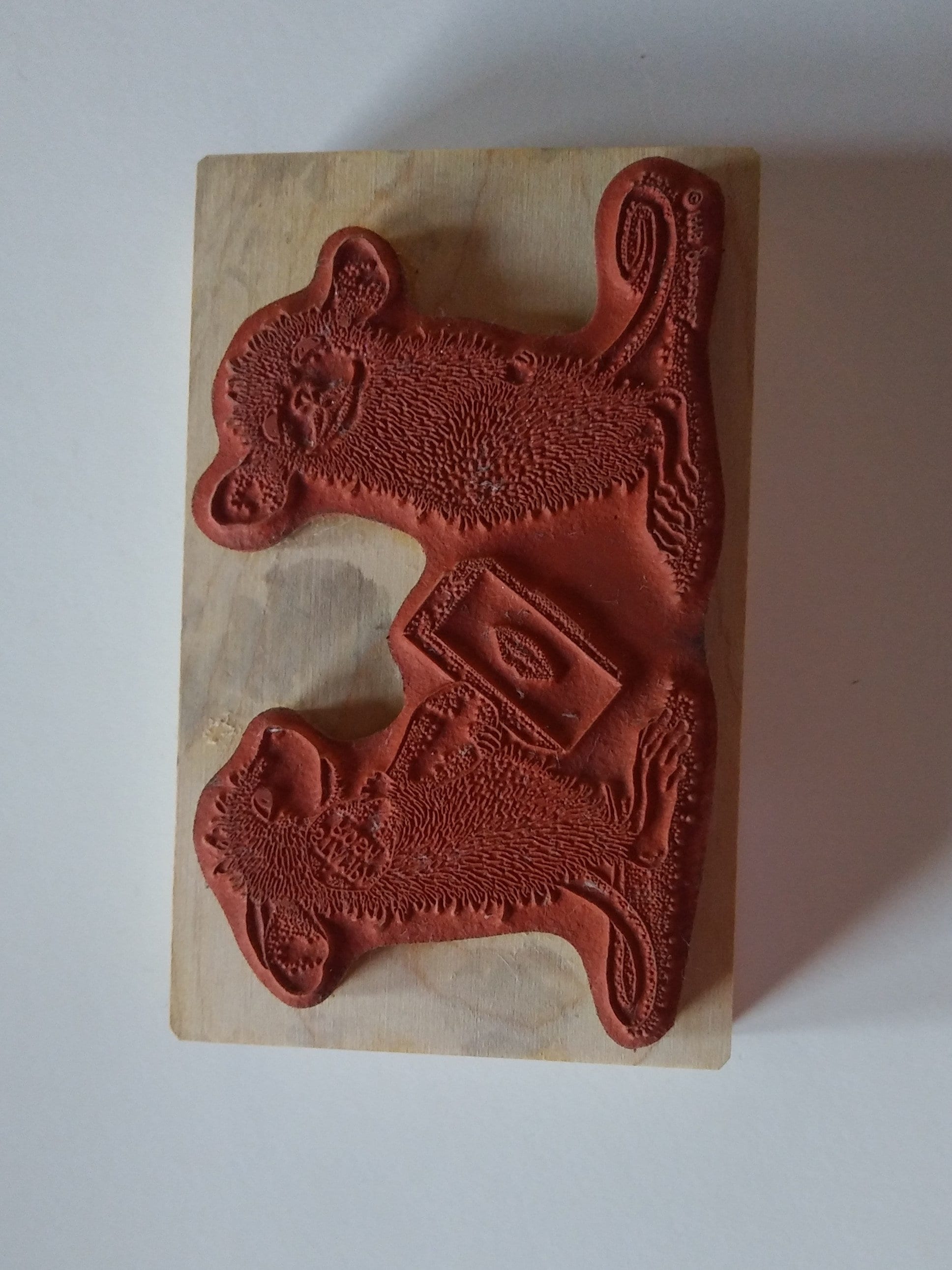 House Mouse Stamp a Kiss 002 Limited Edition Wood Mounted Rubber Stamp ...