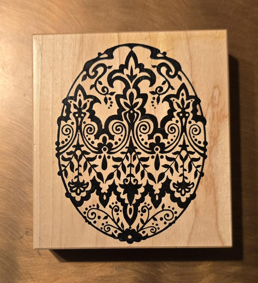 PSX Lace Faberge Easter Egg Large Wood Mounted Rubber Stamp K-1323 ...