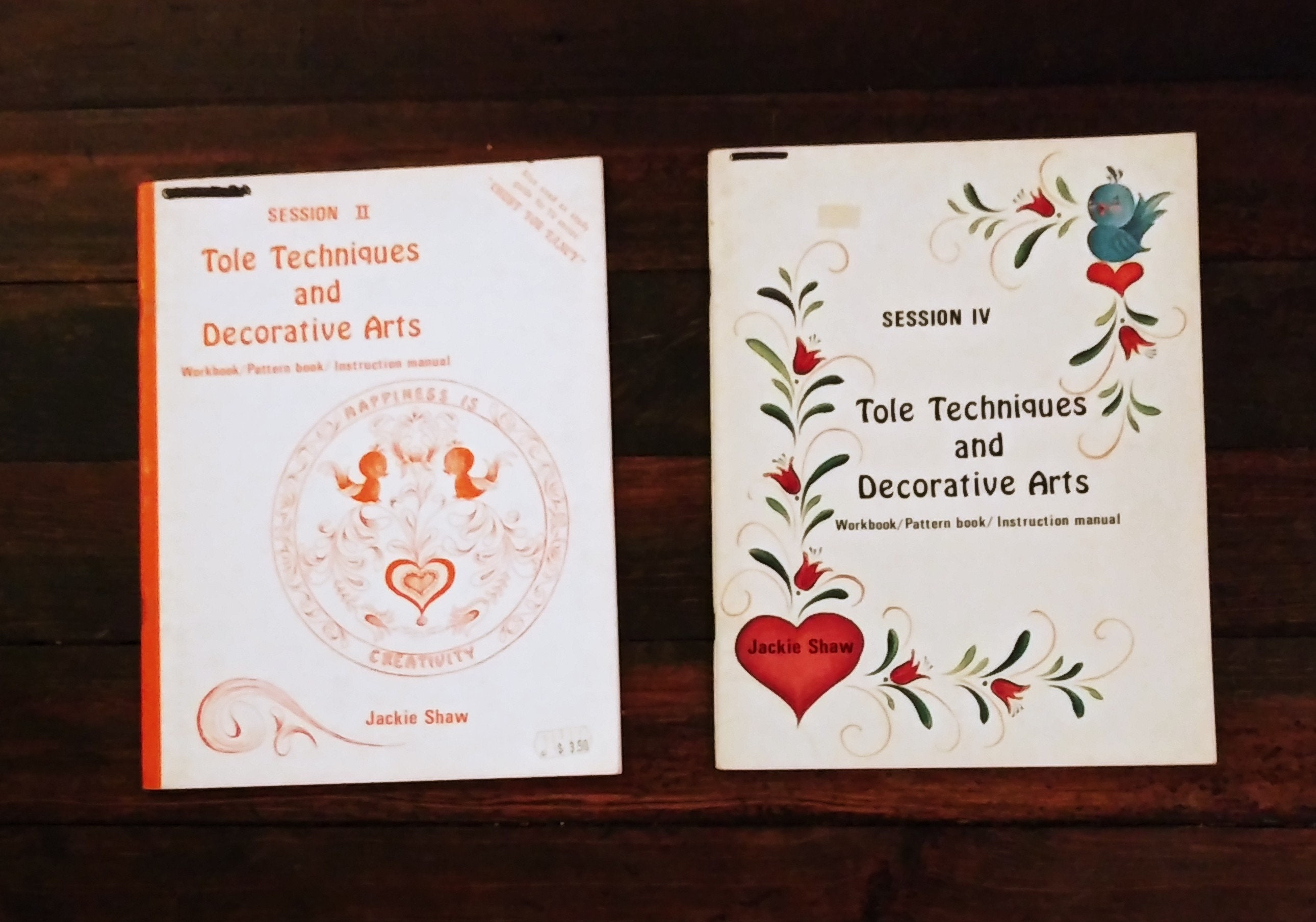 2 Tole Techniques and Decorative Art Volumes 2 and 4 Painting Guide ...