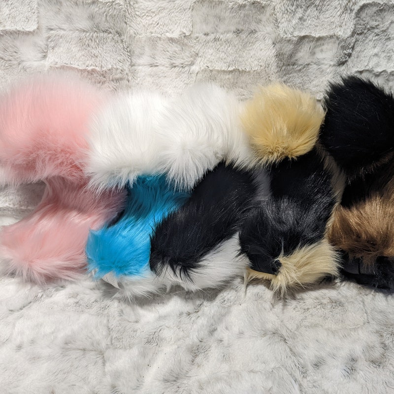 Short Faux Fur Tails - Etsy