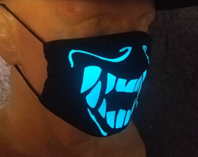 K/DA Akali Oni Mask (uv/glow in the Dark) - Etsy