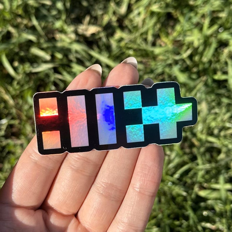 ILLIT Logo Holographic Sticker/decal (weather/waterproof) - Etsy
