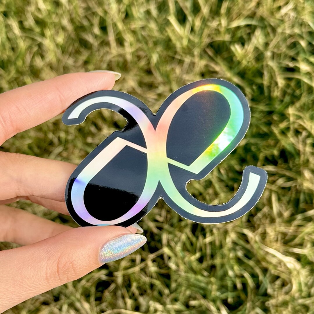 Aespa Logo Holographic Sticker/decal (weather/waterproof) - Etsy