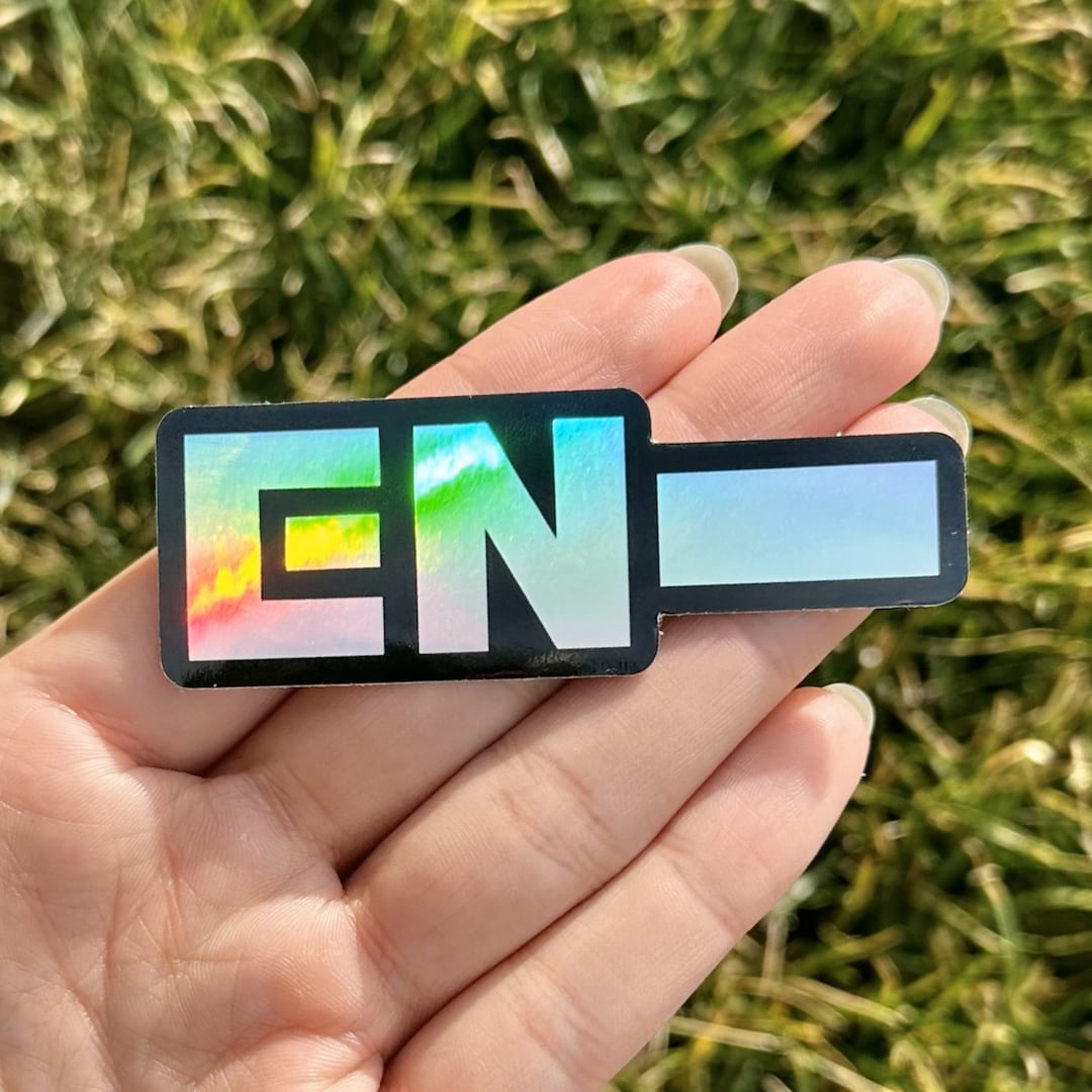 ENHYPEN Logo Holographic Sticker/decal weather/waterproof - Etsy UK