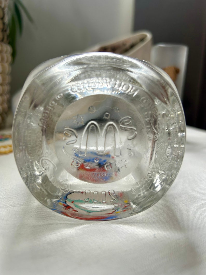 2000 Mickey Mouse Walt Disney Epcot Embossed Square Drinking Glass - Etsy