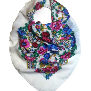 Traditional Polish Folk Head Scarf Traditional Collection | Etsy
